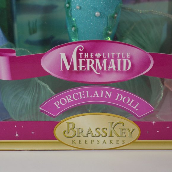 Disney | Other | Disney Princess Brass Key Keepsakes Porcelain Dolls ...